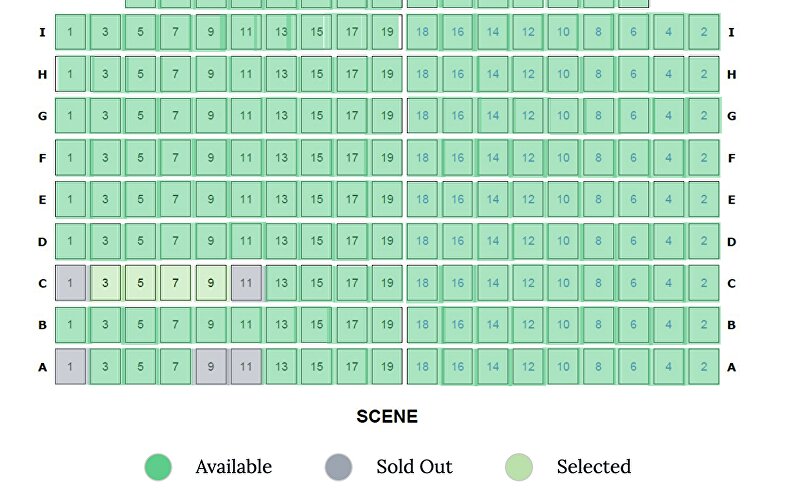 Seat Mapping / Reservation Setup Service - Kenzap.com